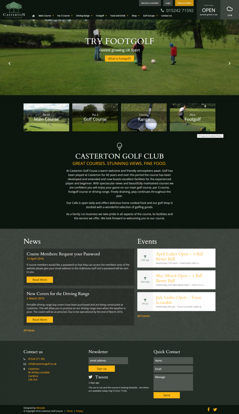 Casterton Golf Club | Mintcake Digital