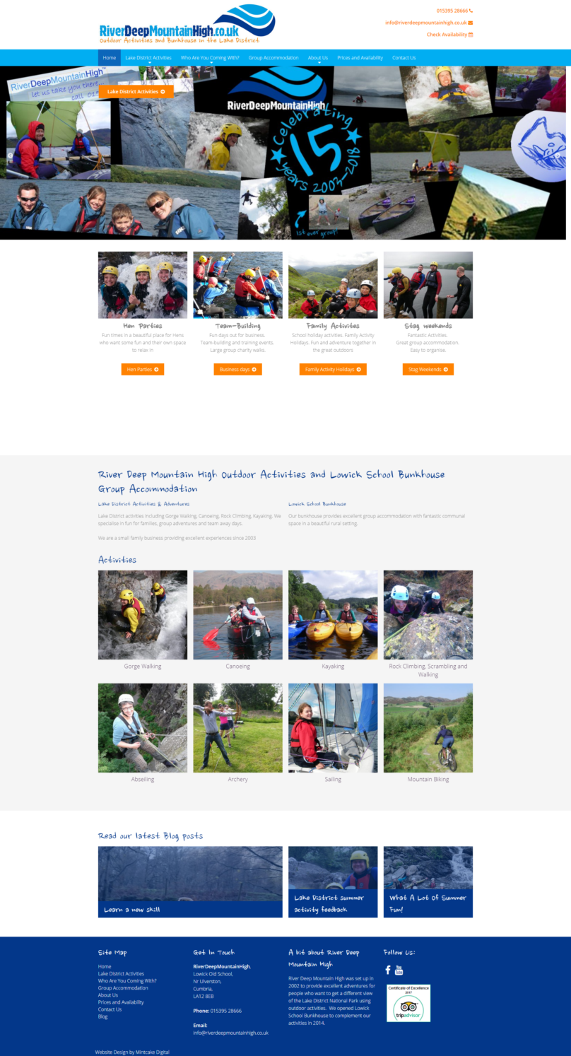 River Deep Mountain High | Mintcake Digital